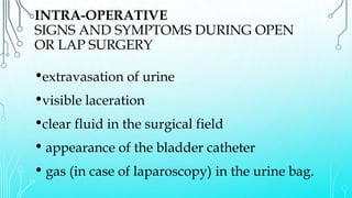 Bladder injuries | PPTX