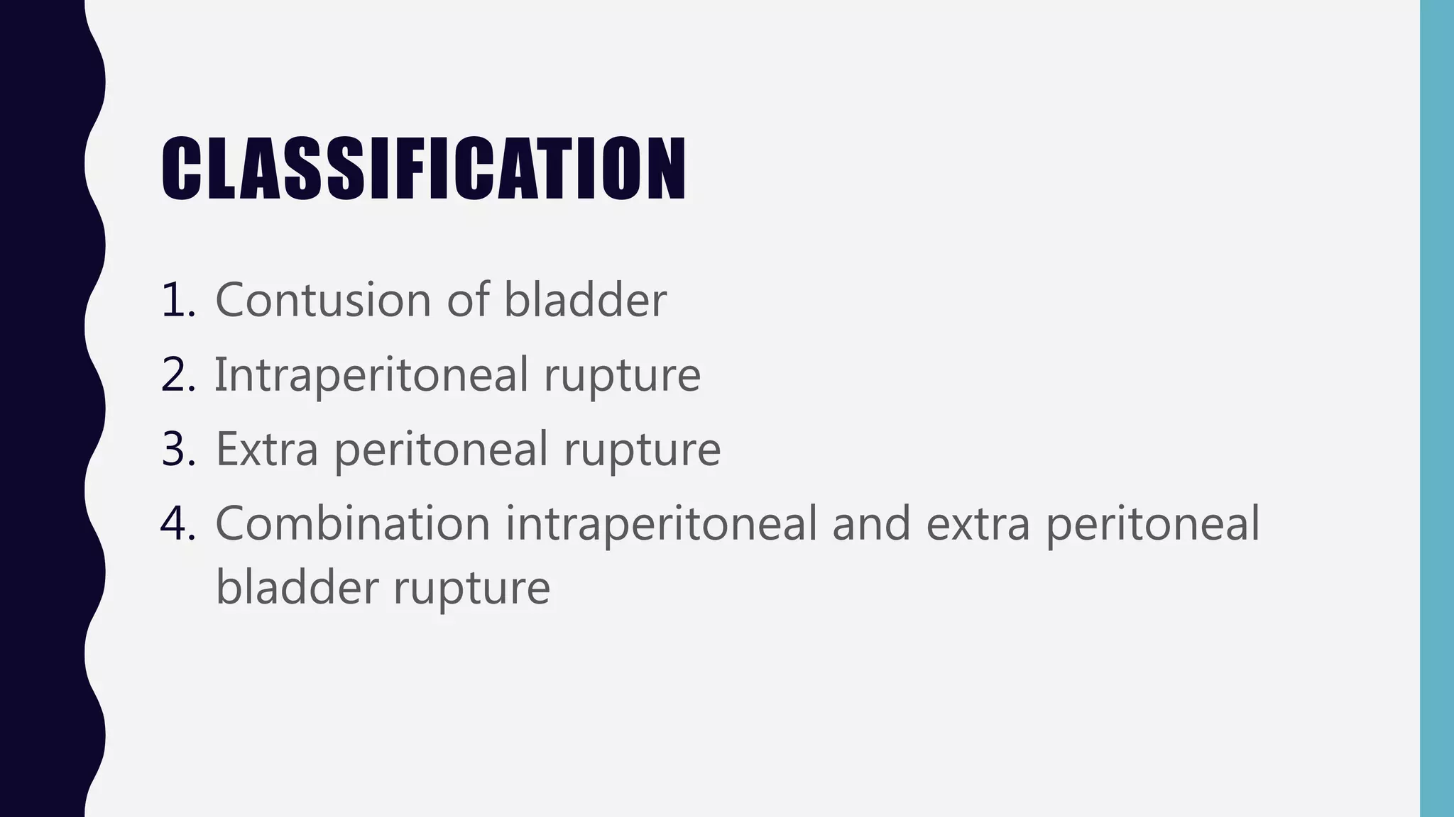 Bladder injury | PPTX