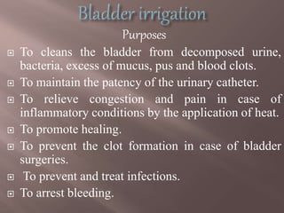 Intermittent Bladder Irrigation