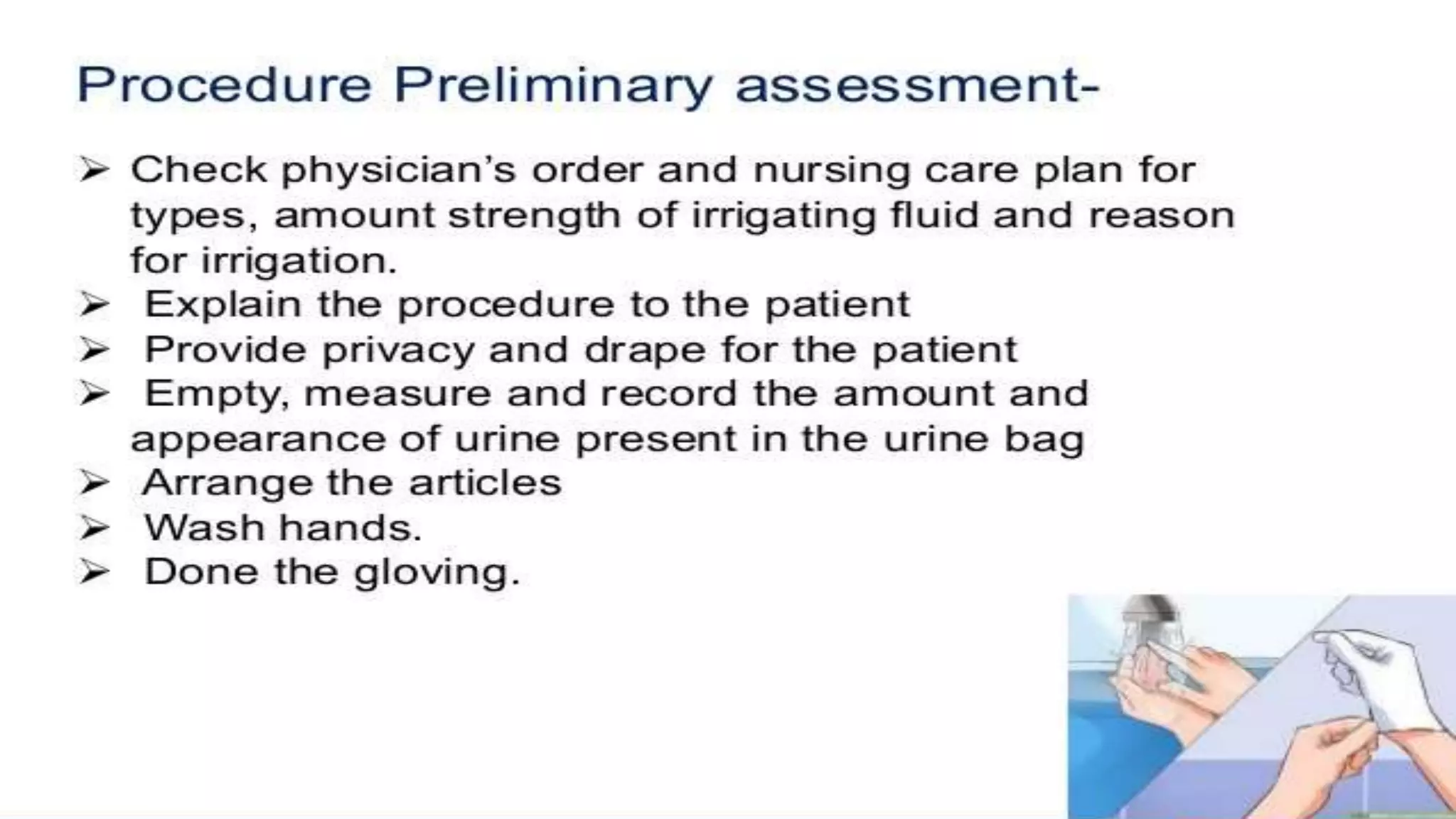 Bladder irrigation | PPTX