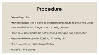 Procedures of Bladder Irrigation.pptx