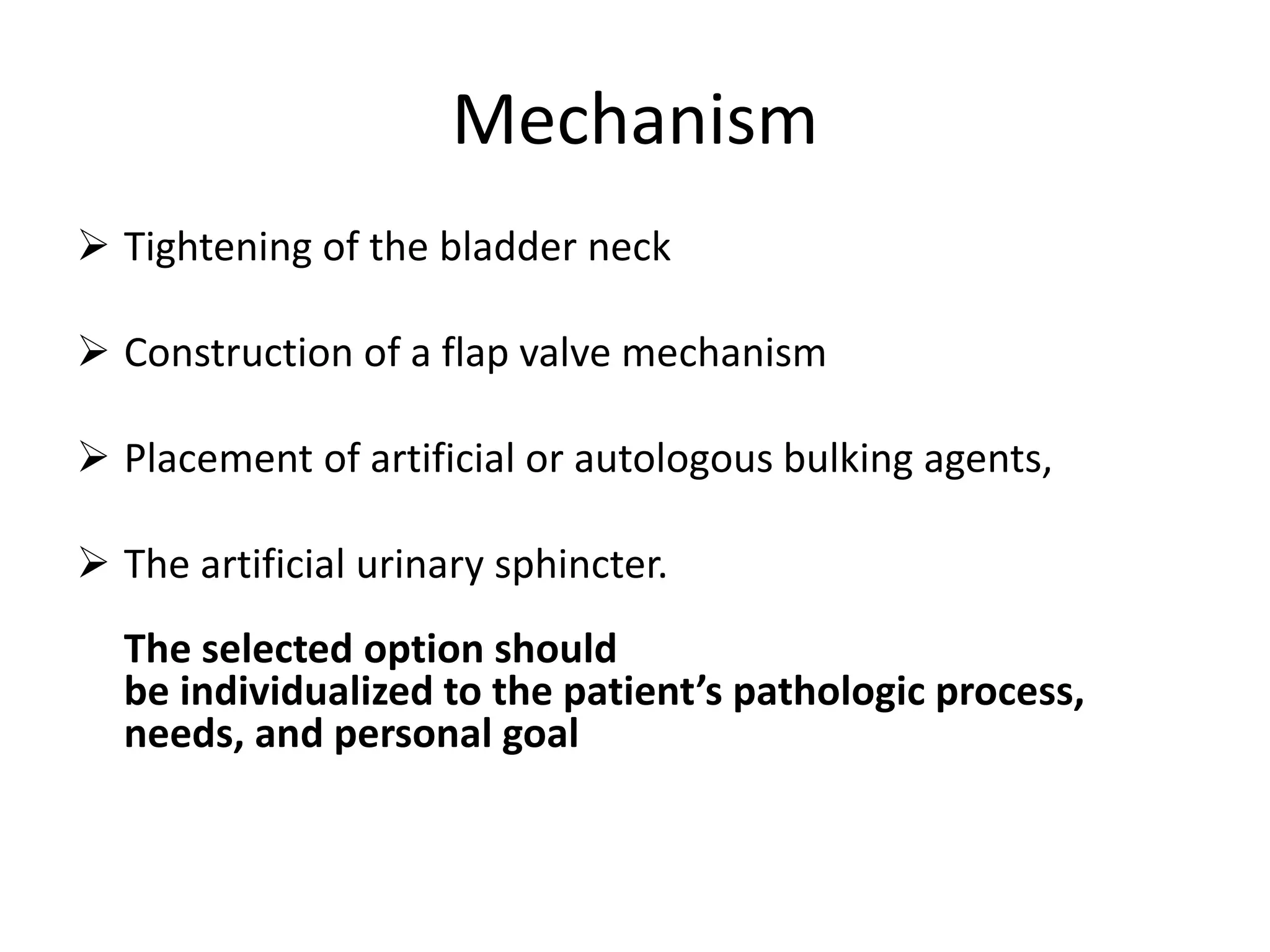 Bladder neck reconstruction | PPTX