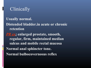 Bladder outlet obstruction | PPT
