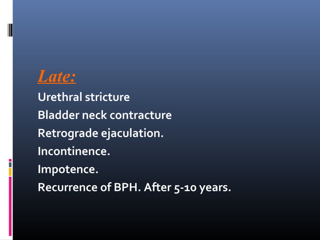 Bladder outlet obstruction | PPT