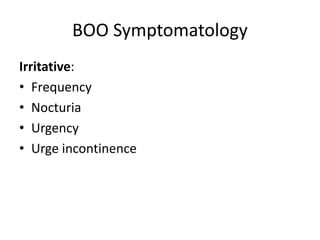 Bladder Outlet Obstruction (BOO).pptx