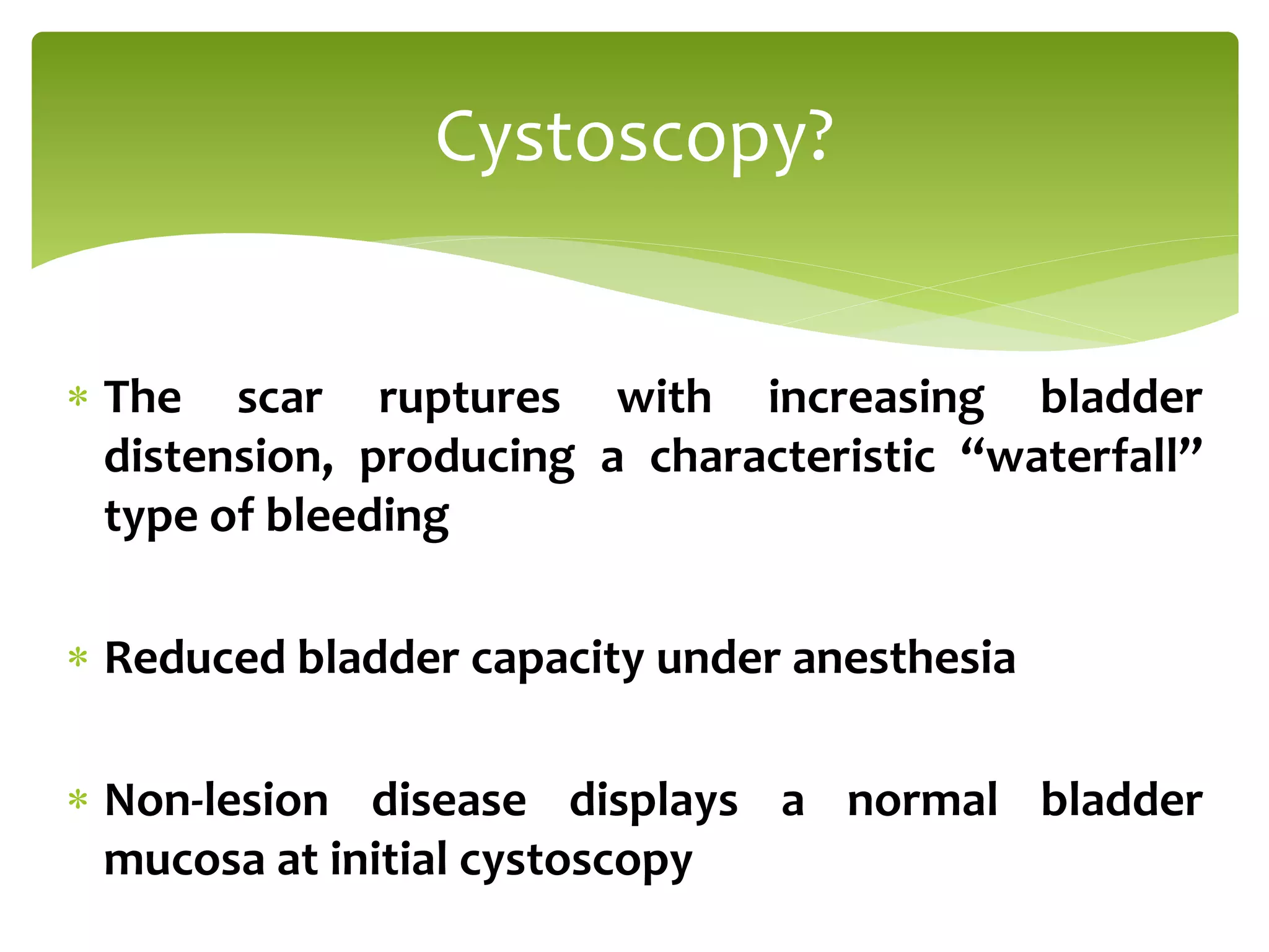 Bladder pain syndrome / Interstitial Cystitis | PPTX