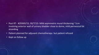 Bladder preservation for CA Urinary Bladder | PPTX