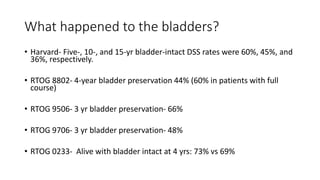 Bladder preservation in mibc | PPTX