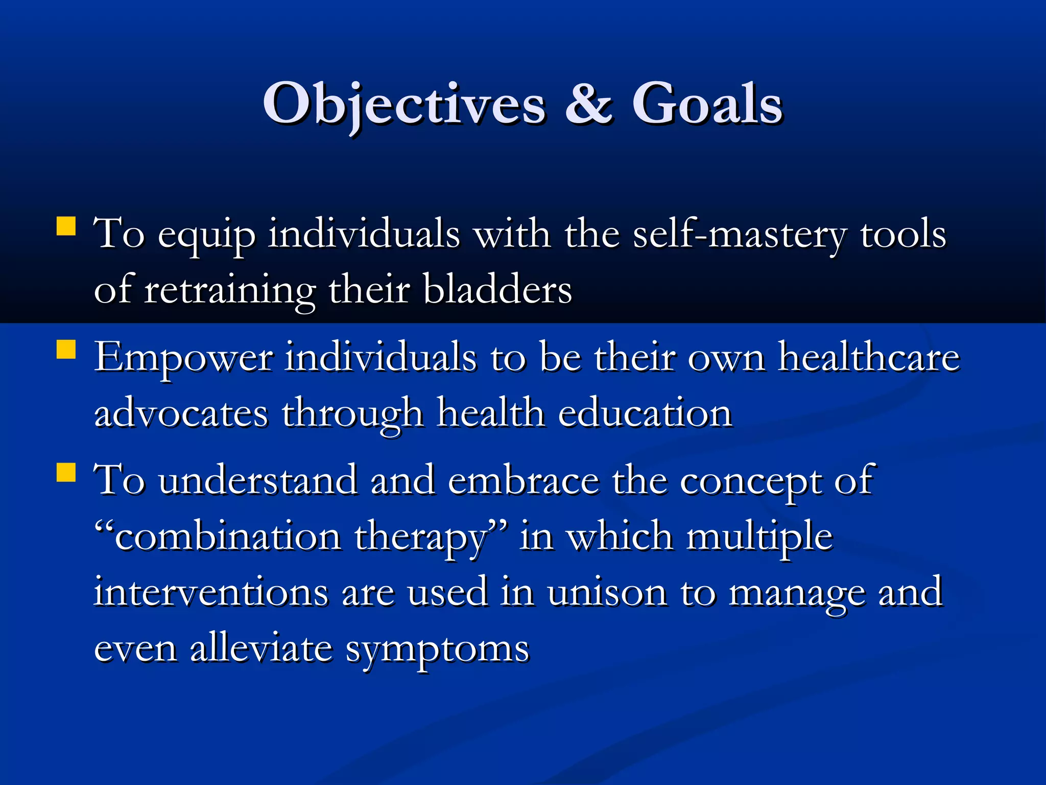 Bladder Retraining | PPT