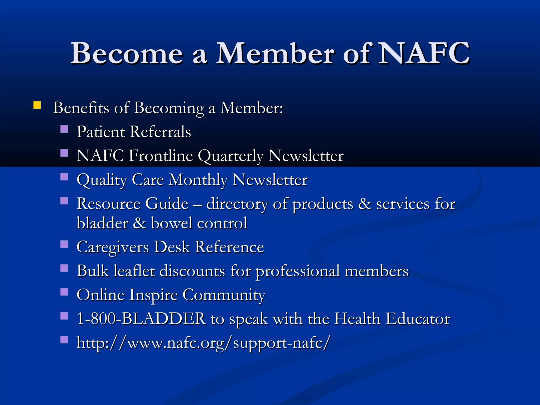 Bladder Retraining | PPT