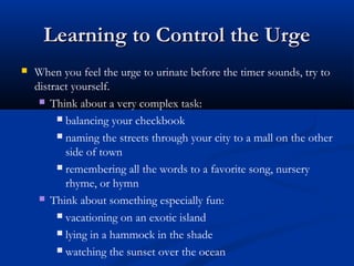 Bladder Retraining | PPT