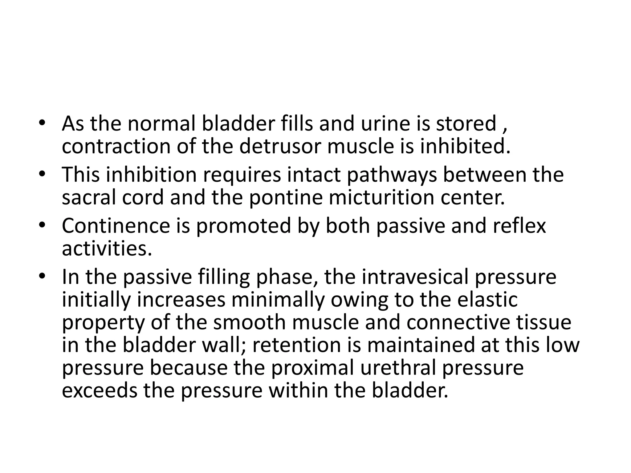 urinary bladder innervation and syndromes | PPTX