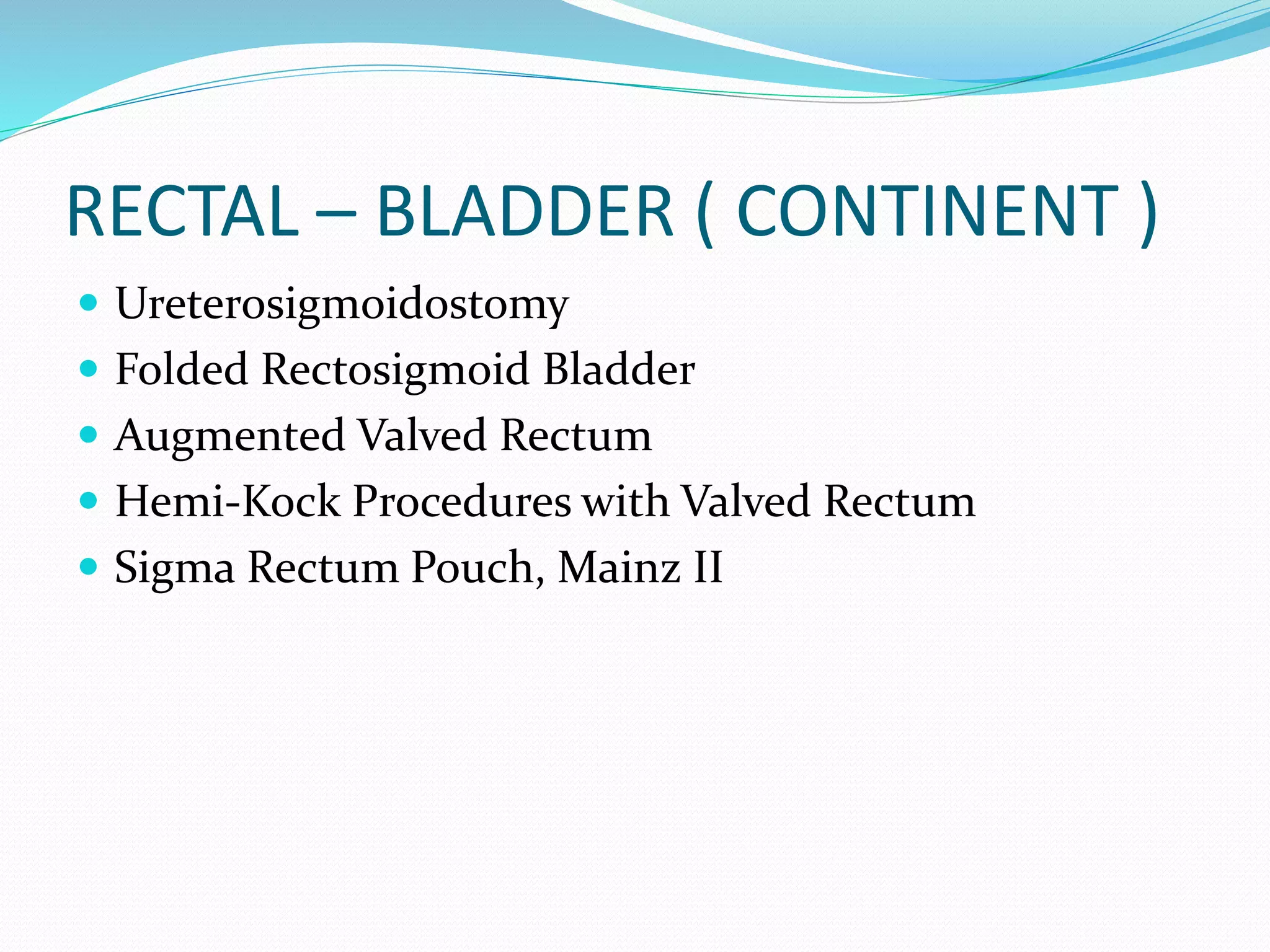 Bladder cancer surgery | PPTX