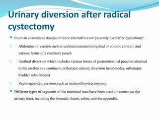 Bladder cancer surgery | PPTX
