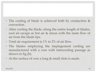 gas turbine of cooling blade | PPTX