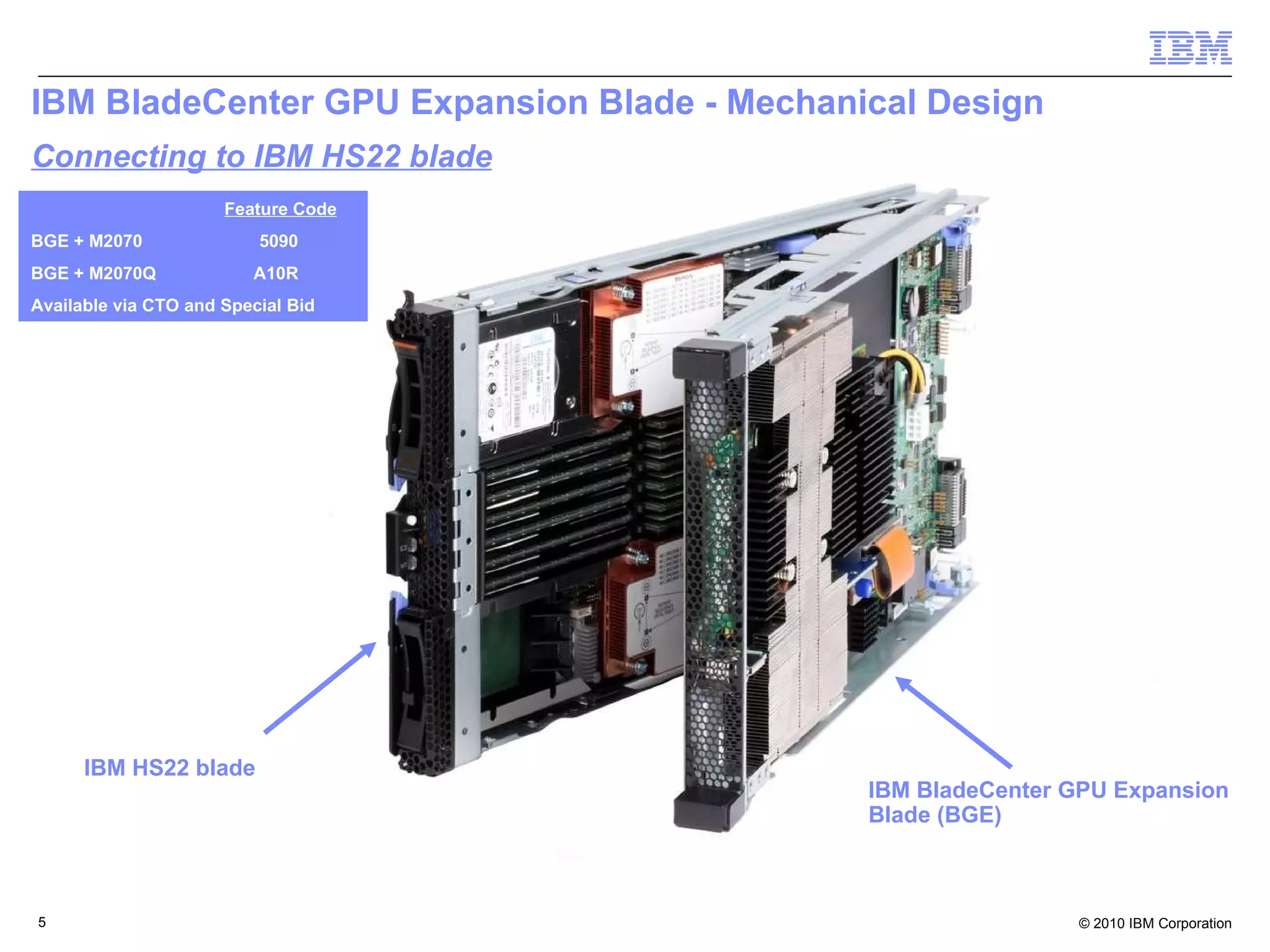 BladeCenter GPU Expansion Blade (BGE) - Client Presentation | PPT