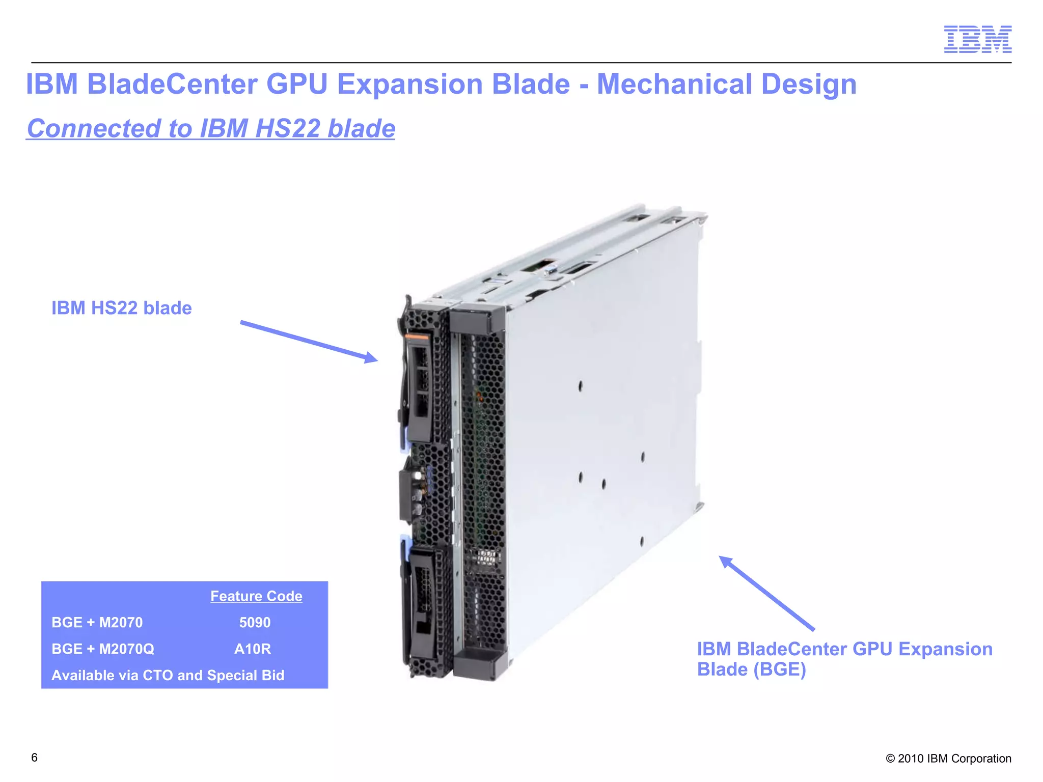 BladeCenter GPU Expansion Blade (BGE) - Client Presentation | PPT