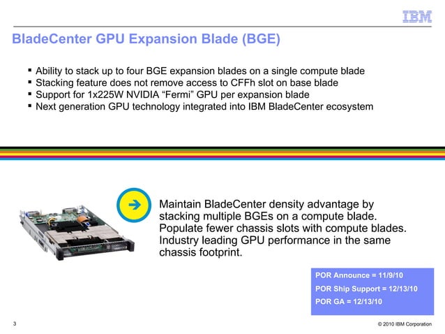 BladeCenter GPU Expansion Blade (BGE) - Client Presentation | PPT