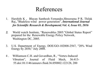 Bladeless wind turbine | PPT