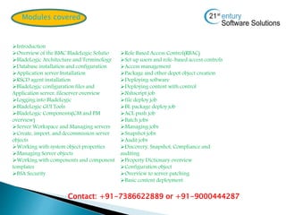 Bladelogic server ppt | PPTX