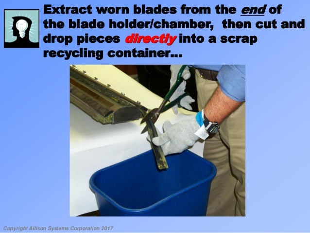 Safe Handling for Doctor Blades Used in Flexo & Gravure