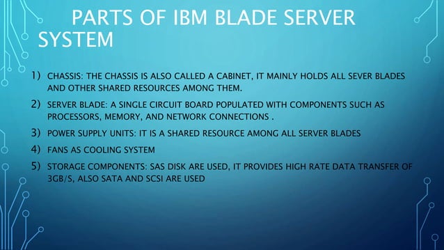 IBM Blade server | PPT
