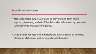 Blades Needle and Suture short presentation | PPTX