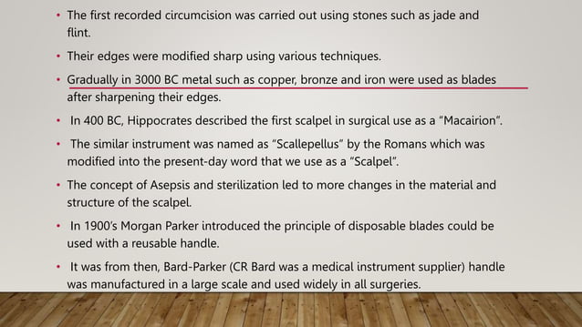 Blades Needle and Suture short presentation | PPT