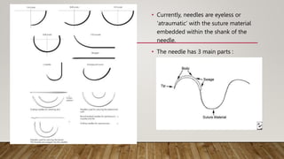 Blades Needle and Suture short presentation | PPTX