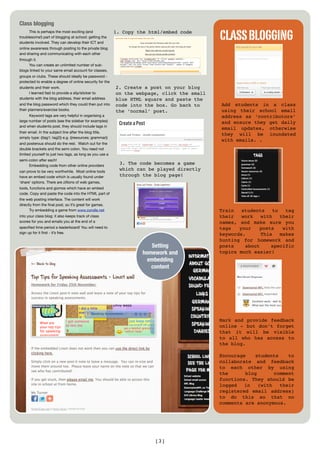 Blagging blogging | PDF | Internet | Computing