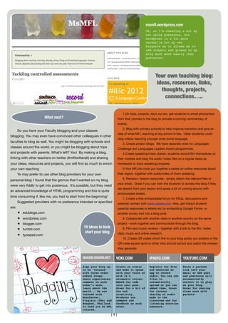 Blagging blogging | PDF | Internet | Computing