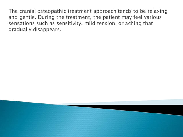 Overview of Cranial Osteopathy | PPT