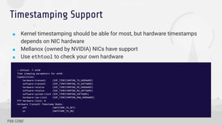 Capturing NIC and Kernel TX and RX Timestamps for Packets in Go | PPT