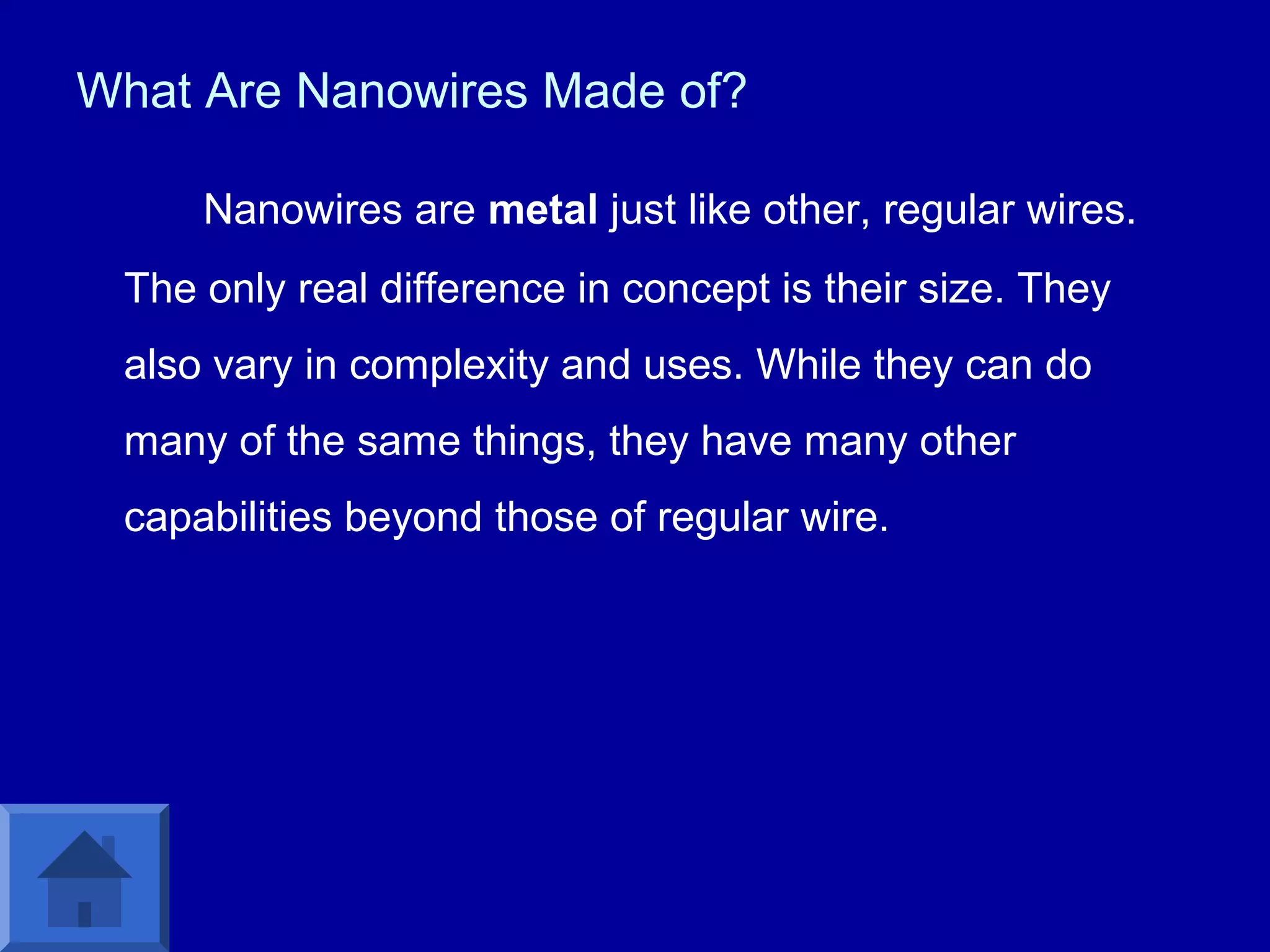 nanowires | PPT