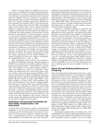 Blair raver ap_exp_canalization | PDF | Parenting | Family and Relationships