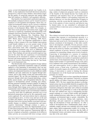 Blair raver ap_exp_canalization | PDF | Parenting | Family and Relationships