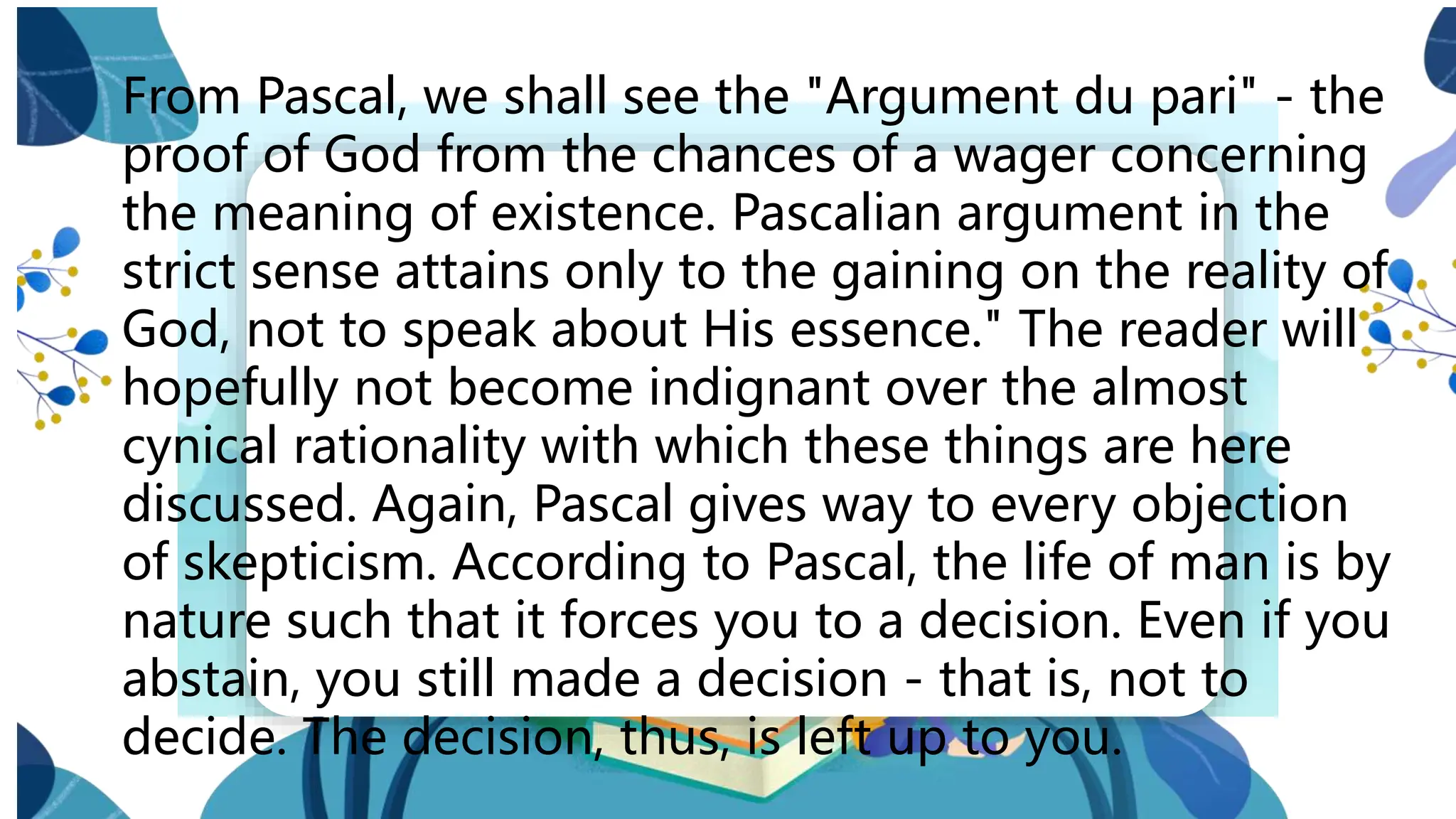 BLAISE PASCAL. powerpoint presentation.. | PPTX