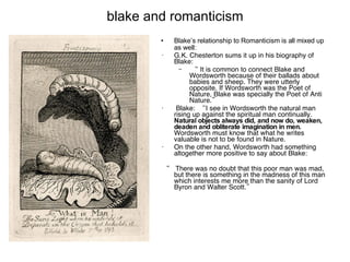William Blake Powerpoint | PPT