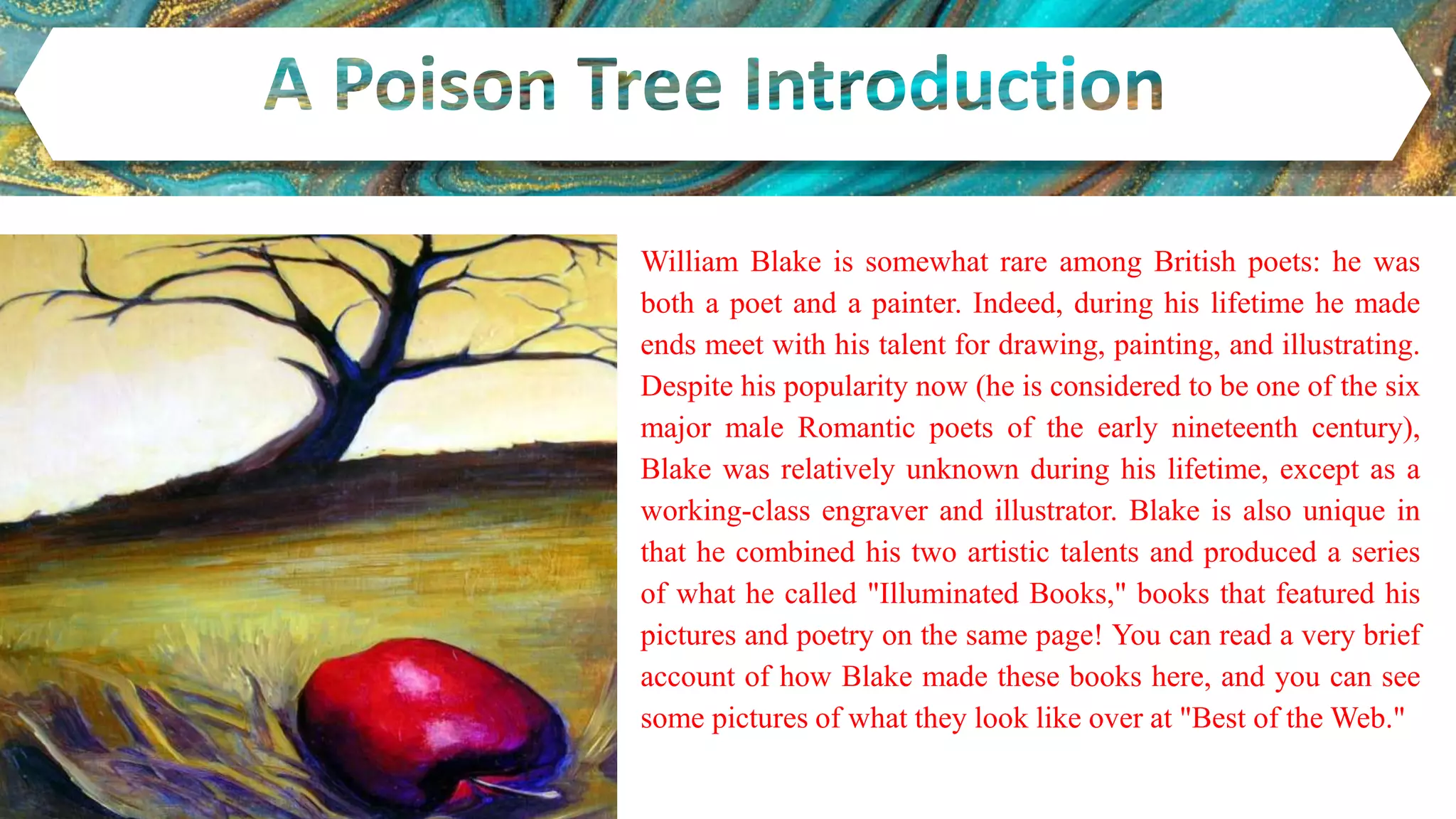 Blake-A poison Tree poem.pptx
