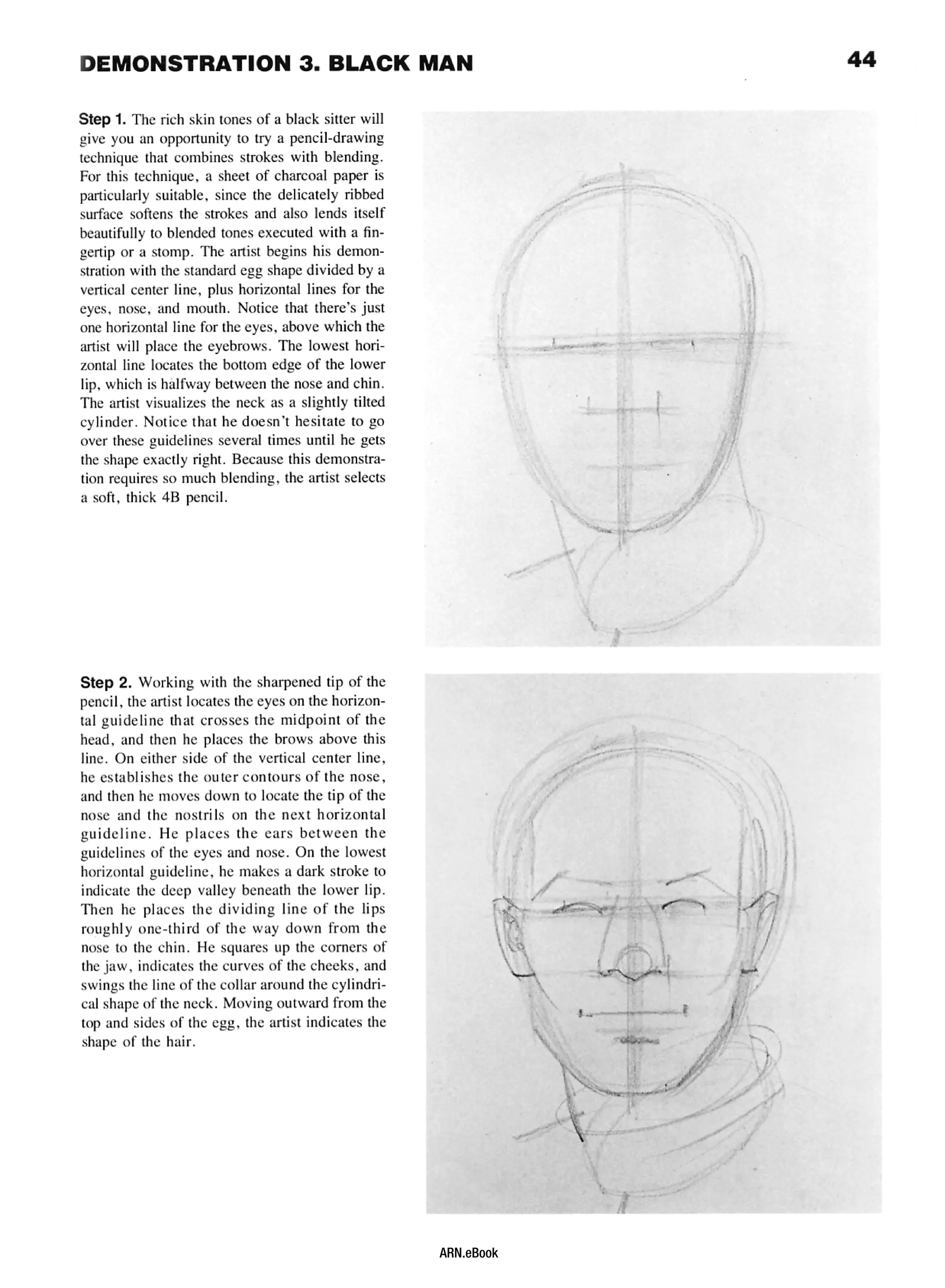 Blake lawn portrait drawing a step-by-step art instruction book | PDF