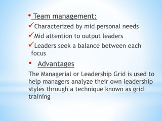 BLAKE MOUTON LEADERSHIP GRID IMPROVISED THEORY ppt.pptx