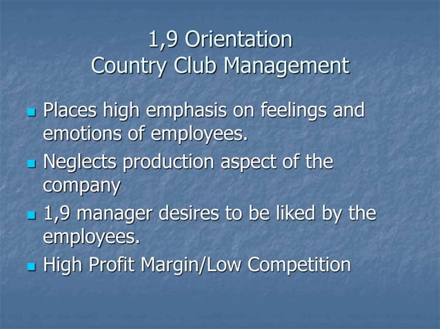 Blake & mouton the managerial grid presentation | PPT