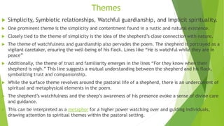 Blake's Shephard & Lamb poems with detailed notes and Illustrations | PPTX