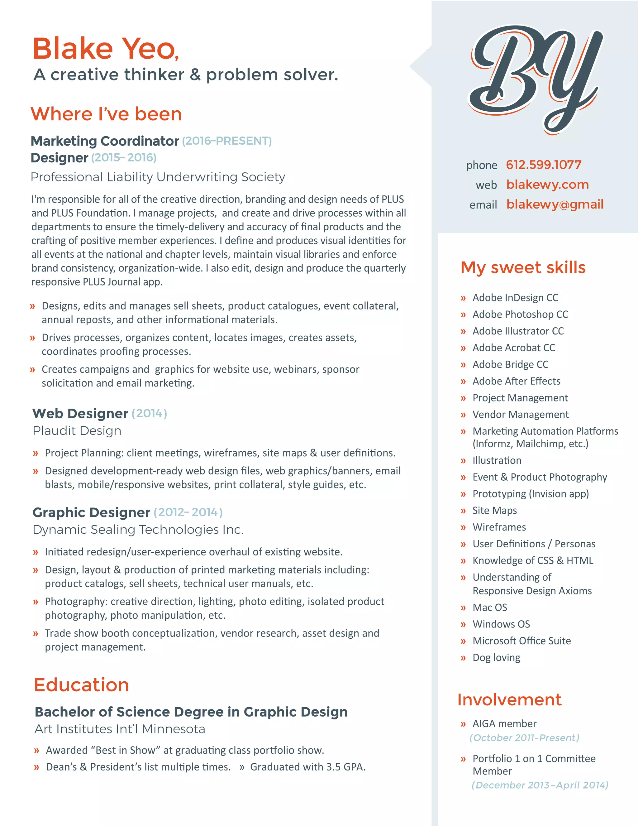 Blake Yeo Resume 2019 | PDF