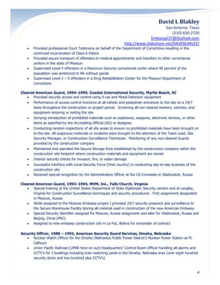 Blakley Security Officer Resume 2017 | PDF