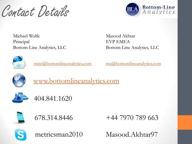 BLA Capabilities | PPT