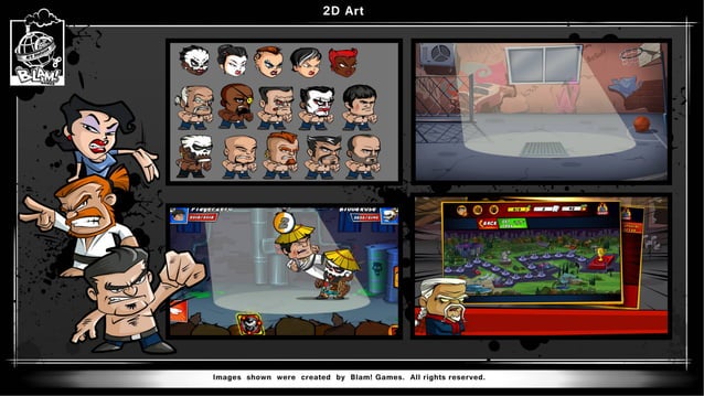 Blam! Games Art presentation | PPT