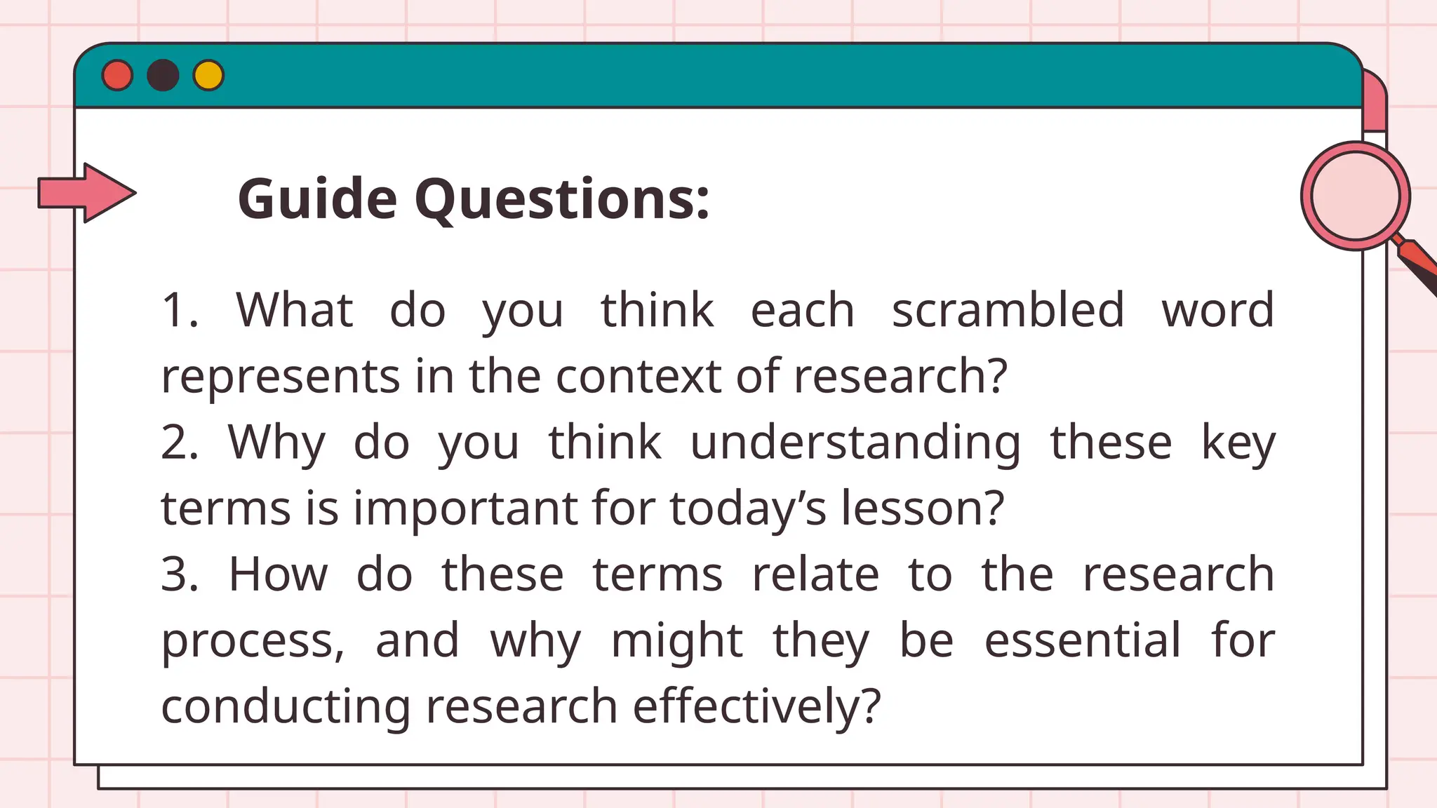 RESEARCH QUESTIONS PRESENTATION (FINAL REQ) | PPTX