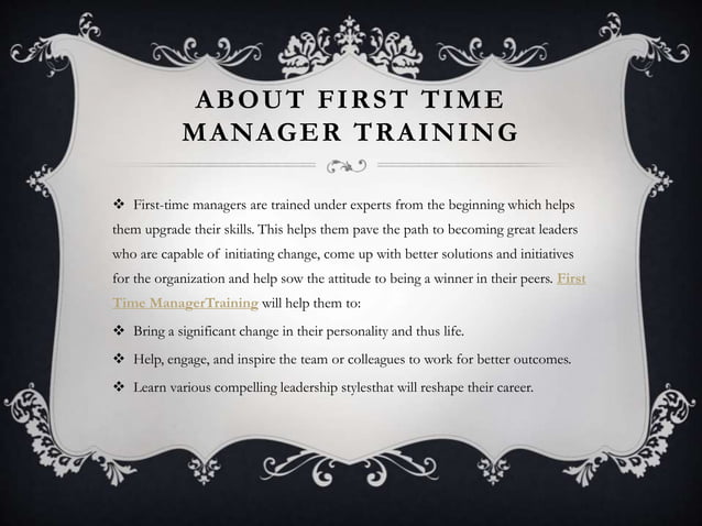 Blanchard- First Time Manager | PPT