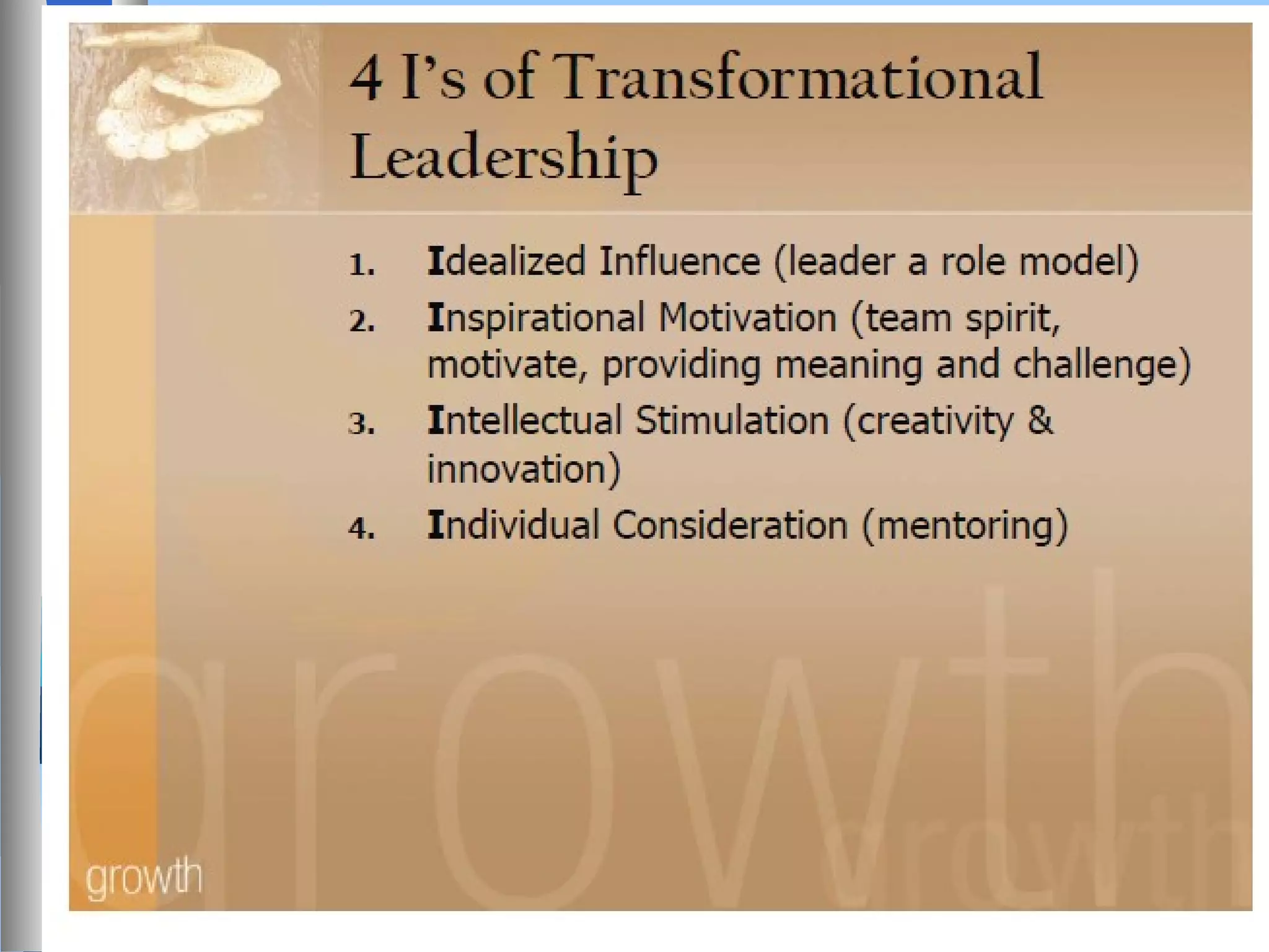 Blanchard life cycle management and transactional vs. transformational ...